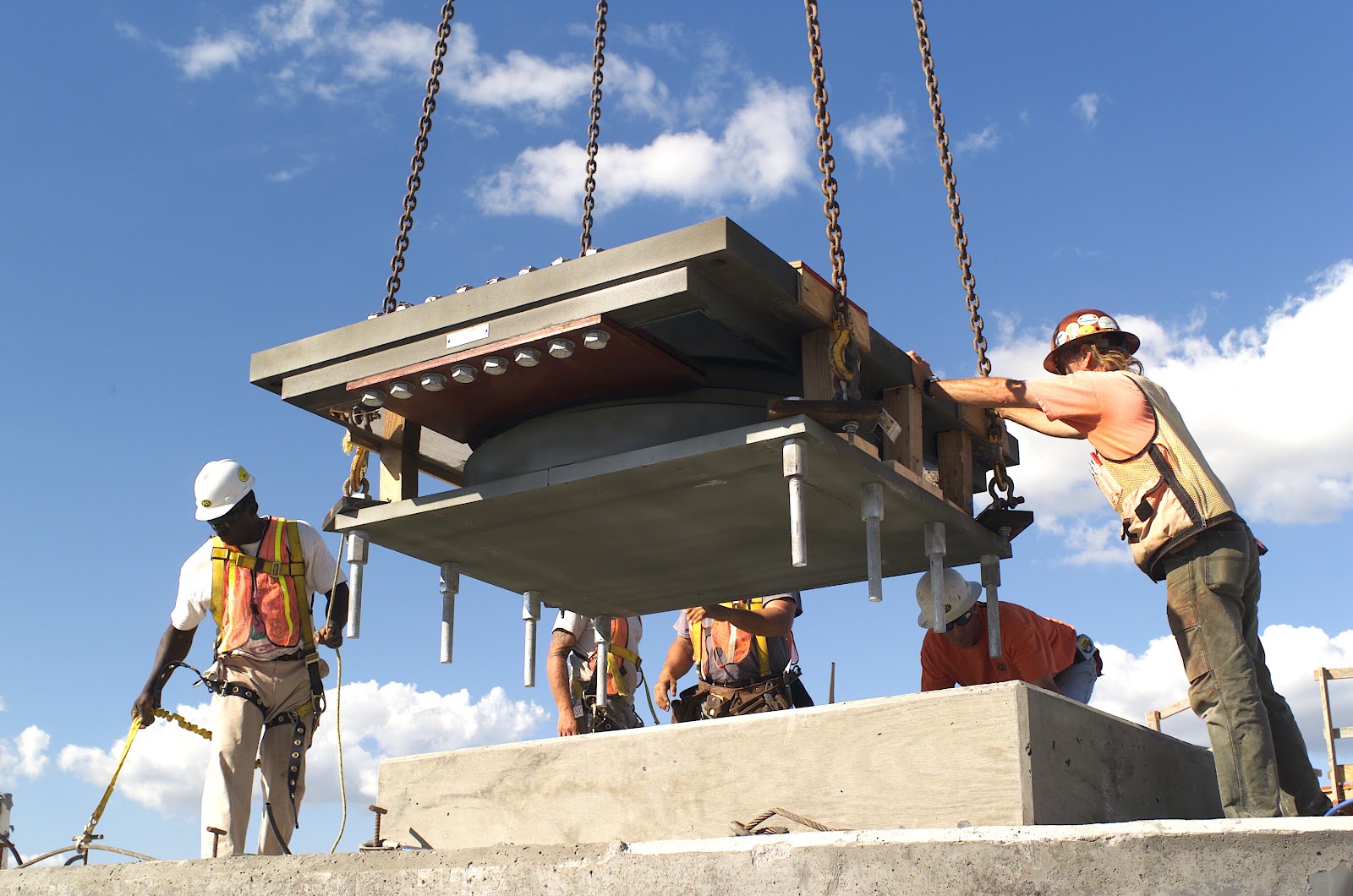 Al Muhandis Notes...: Installation of Bridge Pot Bearing